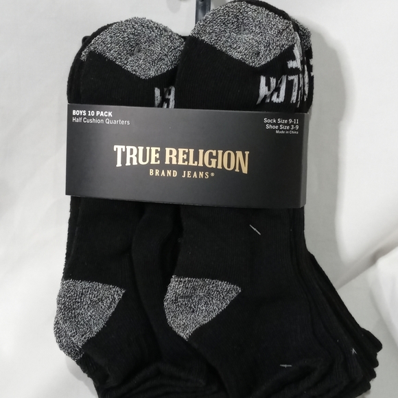 True Religion | Underwear & Socks | True Religion Quarters Socks Pairs ...